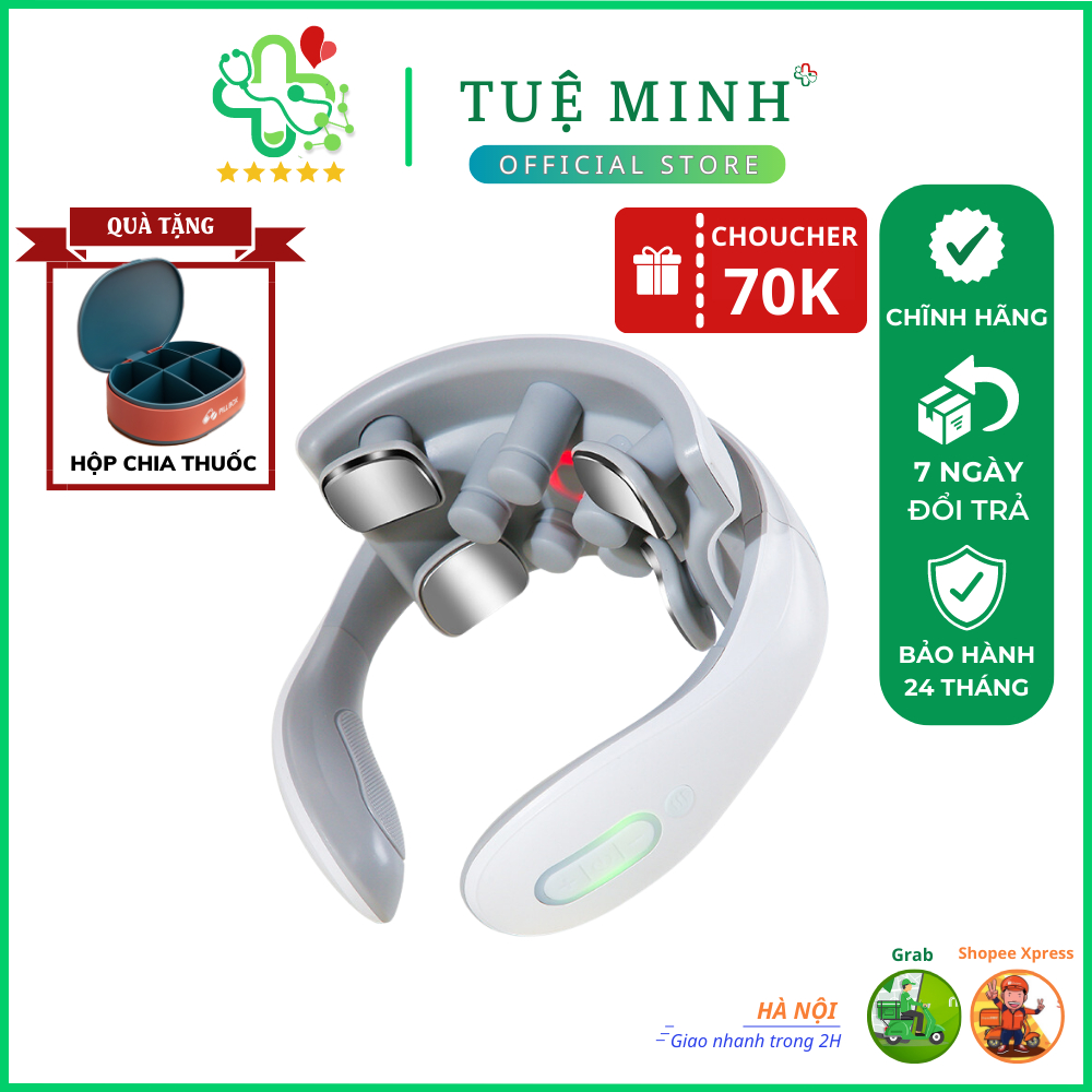 Máy massage vai cổ MISUKO MC-75 (BẢO HÀNH 24 THÁNG) sử dụng ánh sáng ...