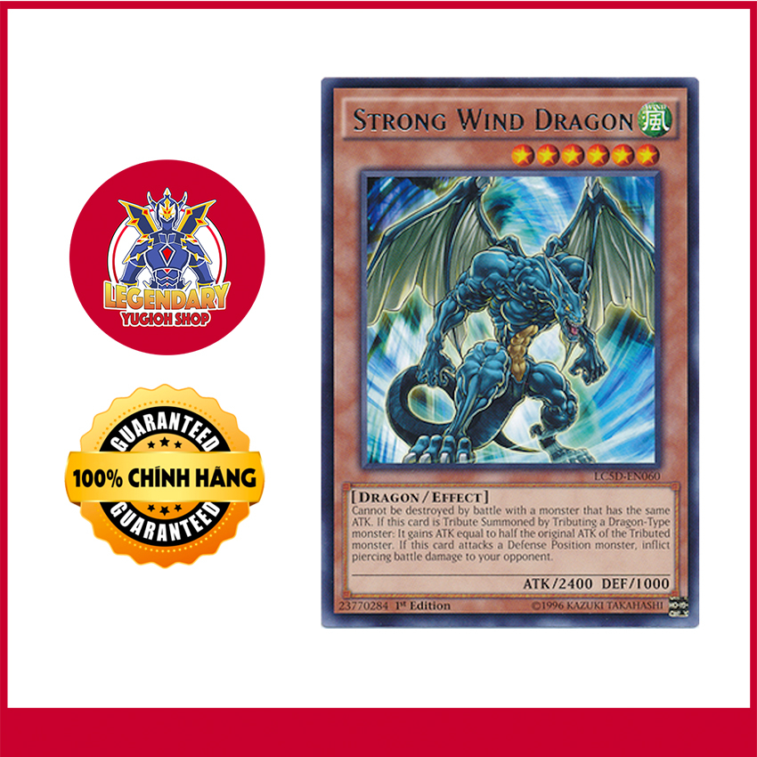 [Thẻ Bài Yugioh Chính Hãng] Strong Wind Dragon | Shopee Việt Nam