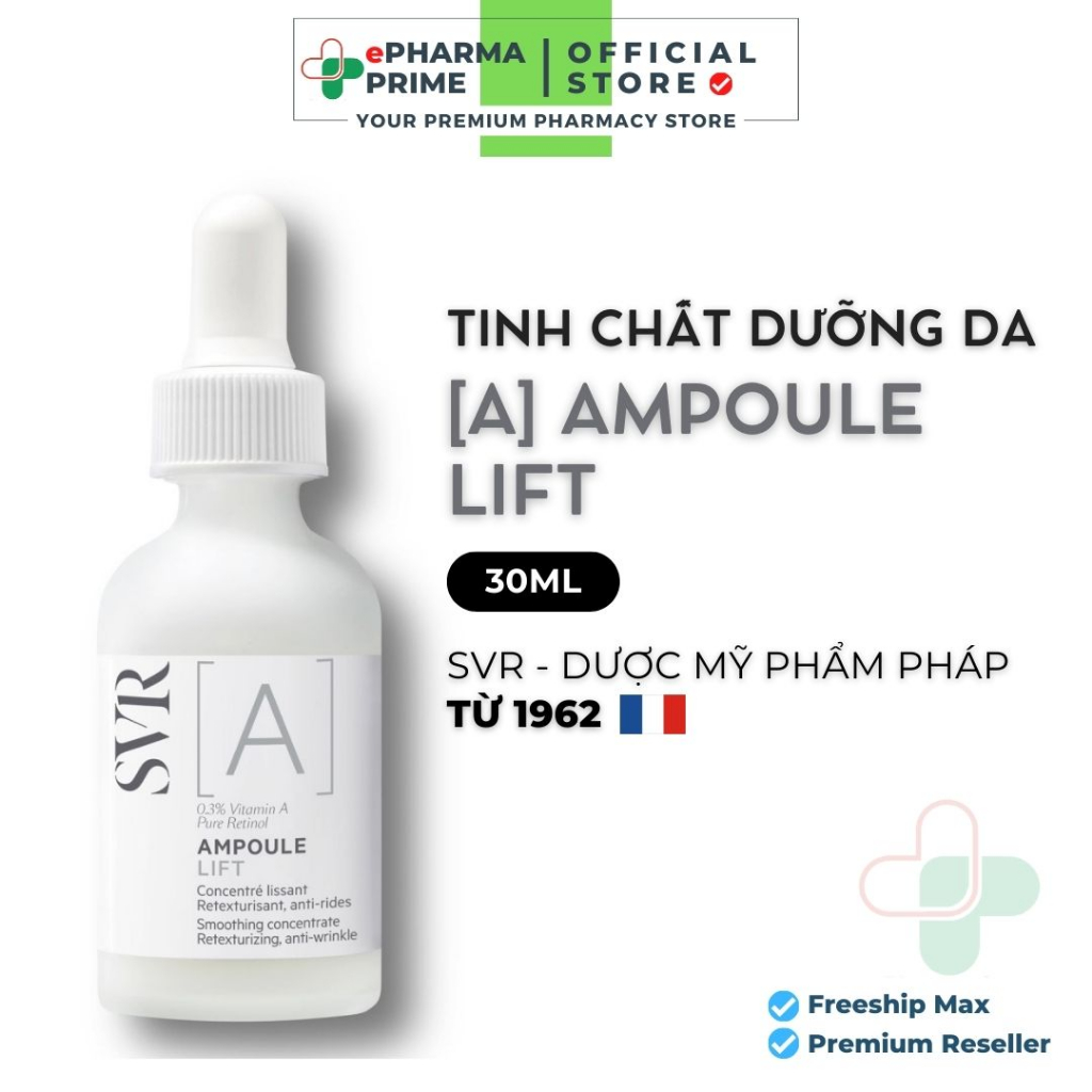 Serum SVR Retinol 0.3% Ampoule Lift Làm Mềm Mịn Da, Ngăn Ngừa Lão Hóa ...