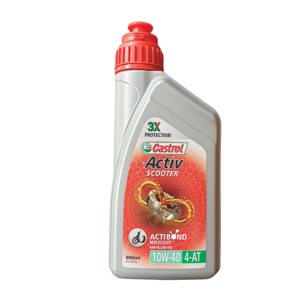 [NHỚT CHÍNH HÃNG] Dầu nhớt xe TAY GA Castrol Activ Scooter 10w40 3X ...