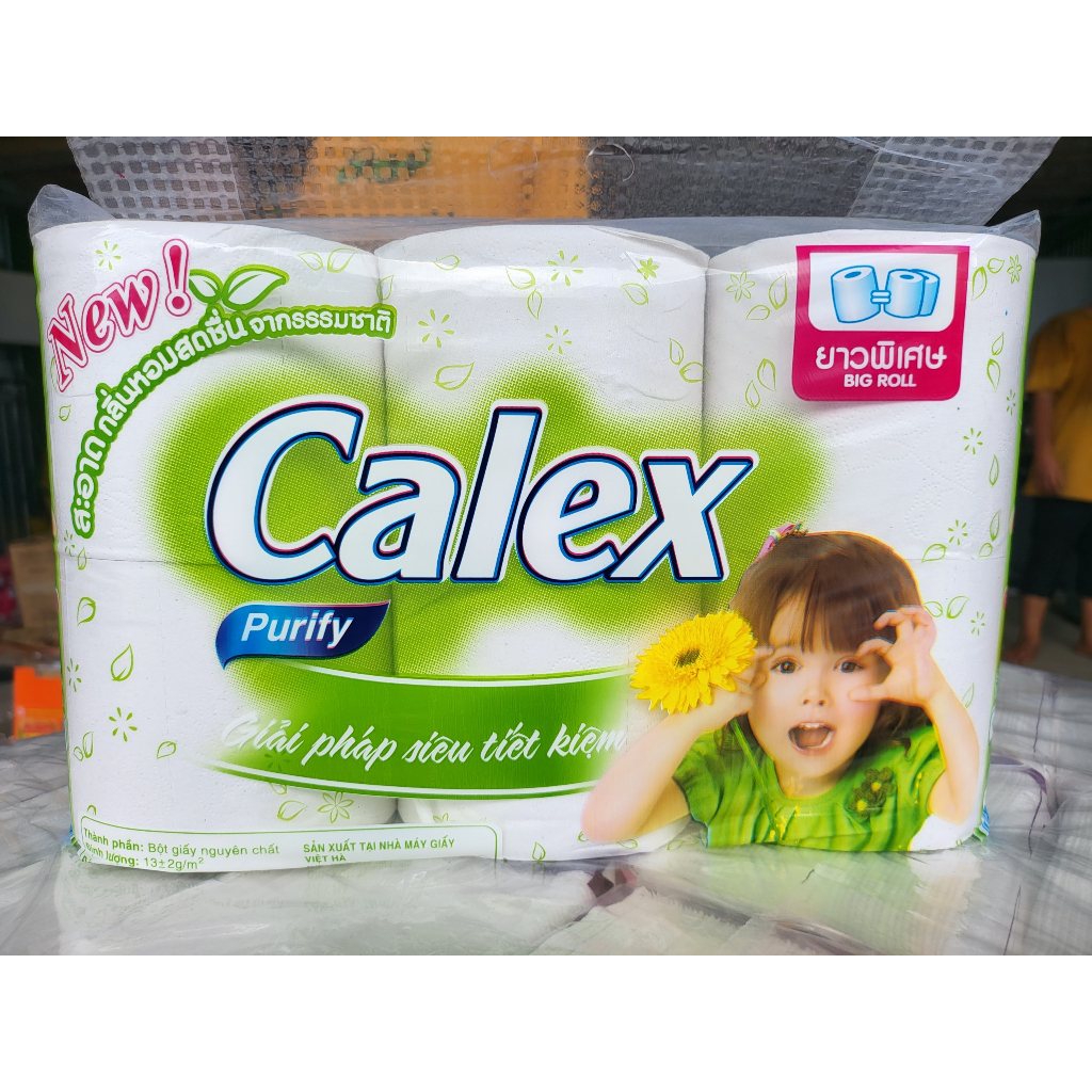Giấy Vệ Sinh CaLex không lõi lốc 6 cuộn siêu tiết kiệm | Shopee Việt Nam