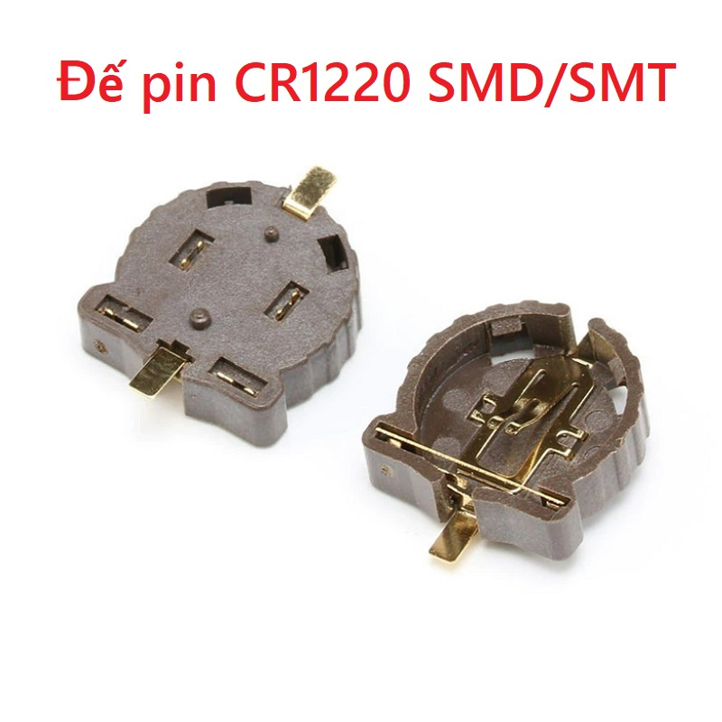 Đế pin CR1220 SMD/SMT, đế pin cmos 3V hàn mạch | Shopee Việt Nam