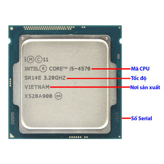 i5 4570 cpu intel chip core i dòng haswell socket 1150 LGA lắp main h81 ...