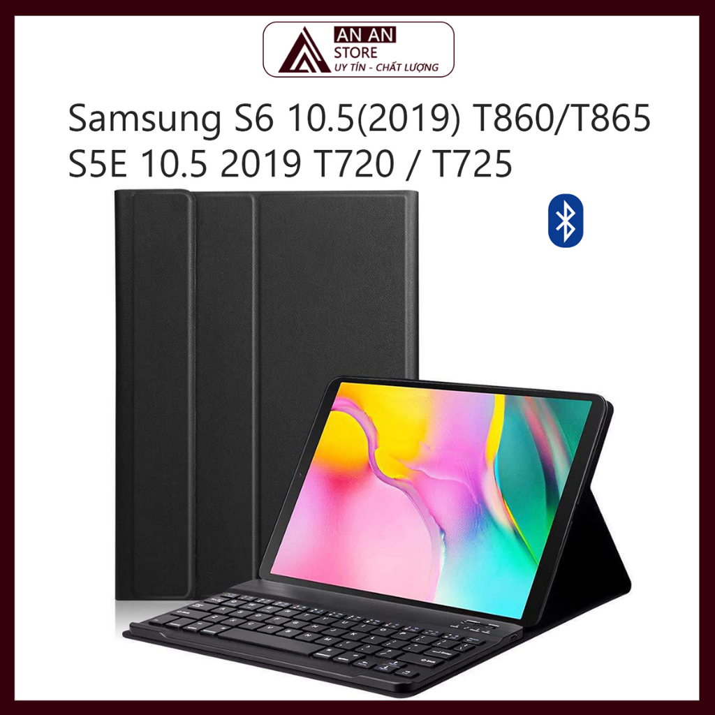 Bao Da Kèm Bàn Phím Cho Samsung Galaxy Tab S6 10.5 (2019) T860 / T865 S5E 10.5 2019 T720 / T725 ...
