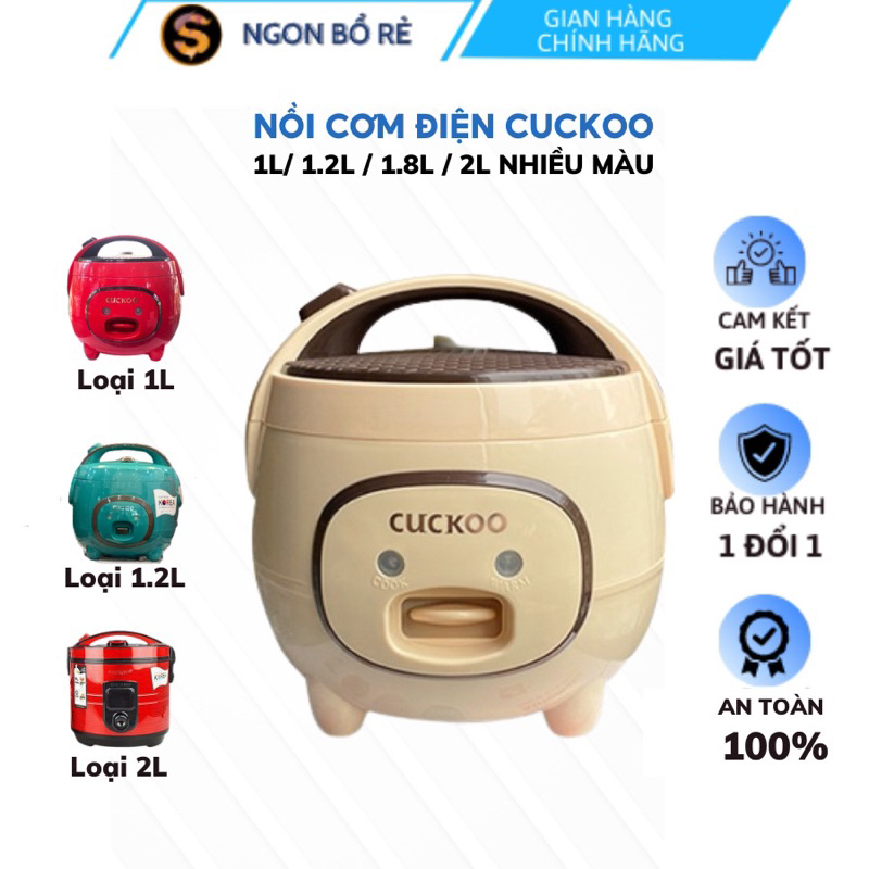 Nồi Cơm Điện Mini 1L-1.2L-1.8L CUCKOO CR387 | Shopee Việt Nam