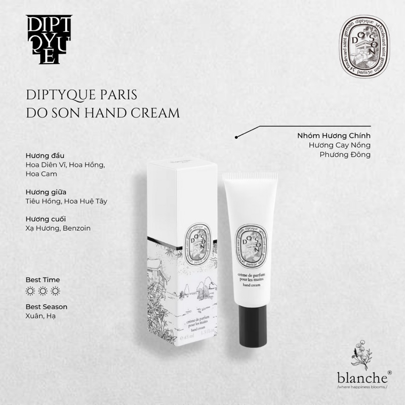 Kem Tay Diptyque Hand Cream Eau Rose, Do Son 45ml (Có Sẵn - 100% ...