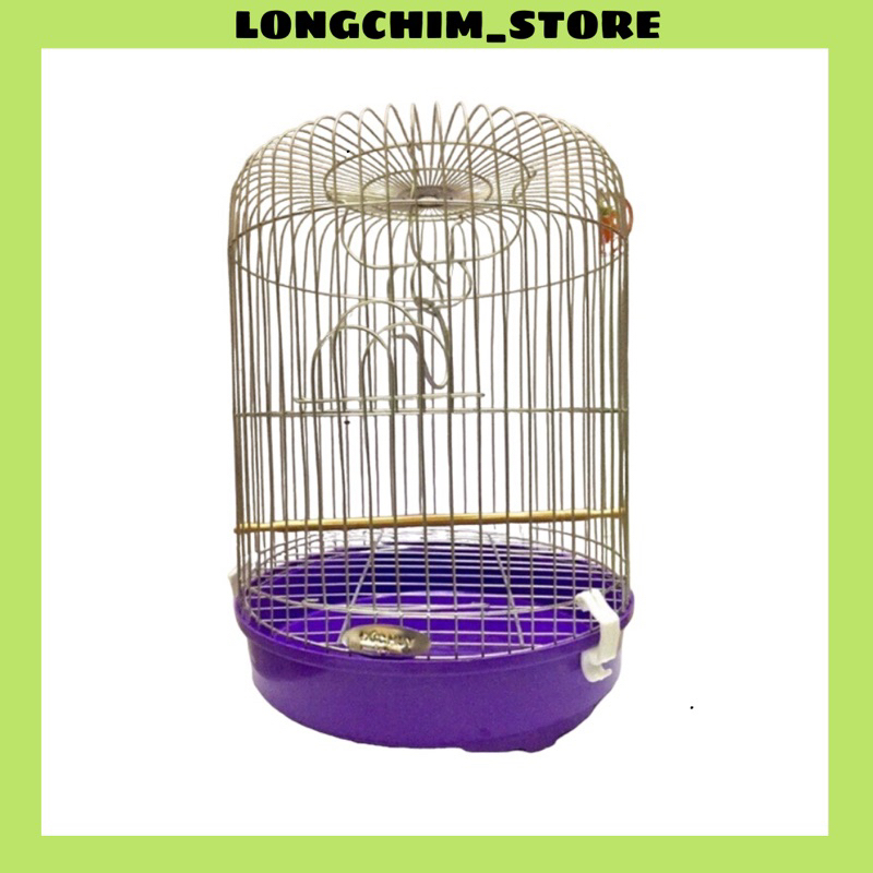 Lồng inox chim hoàng yến size 28cm inox cứng cáp đáy nhựa LONGCHIM | Shopee Việt Nam