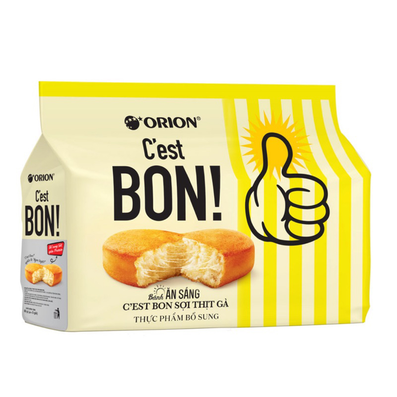 BÁNH C'EST BON ORION SỢI THỊT GÀ/ BÁNH ĂN SÁNG CEST BON | Shopee Việt Nam