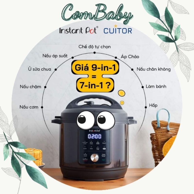 Nồi áp suất điện đa năng INSTANT POT ESSENTIAL 60 - 9 in 1 | Shopee ...