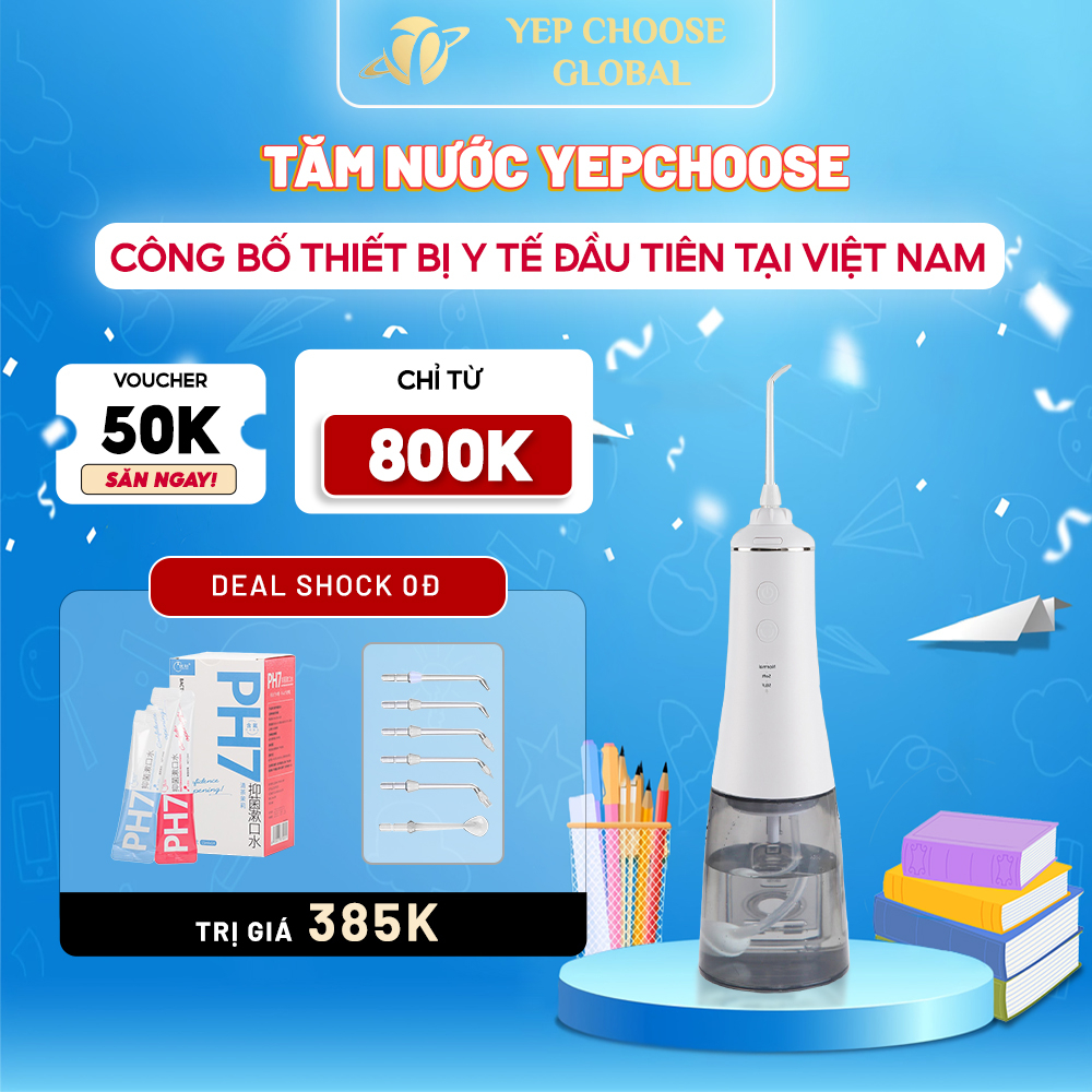 Máy tăm nước cầm tay YEMI YC4 Chăm sóc vệ sinh răng miệng | YEP Health ...