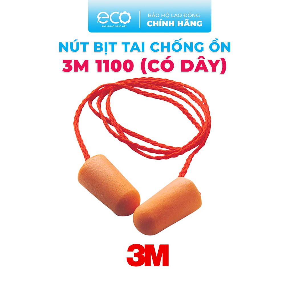 Nút bịt tai chống ồn 3M 1110 có dây | Shopee Việt Nam