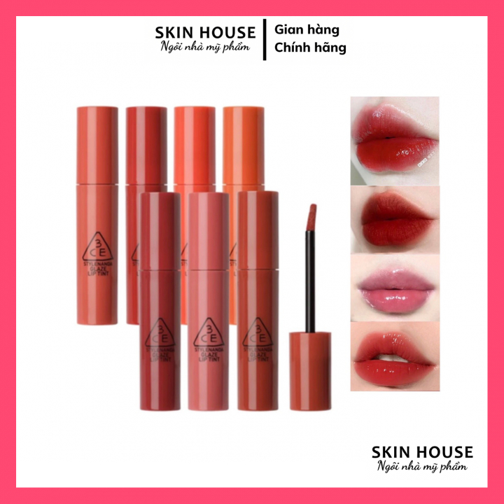 Son 3ce Glaze Lip Tint, Son Kem 3ce Bóng Có Màu Cao Cấp Lâu Trôi ...