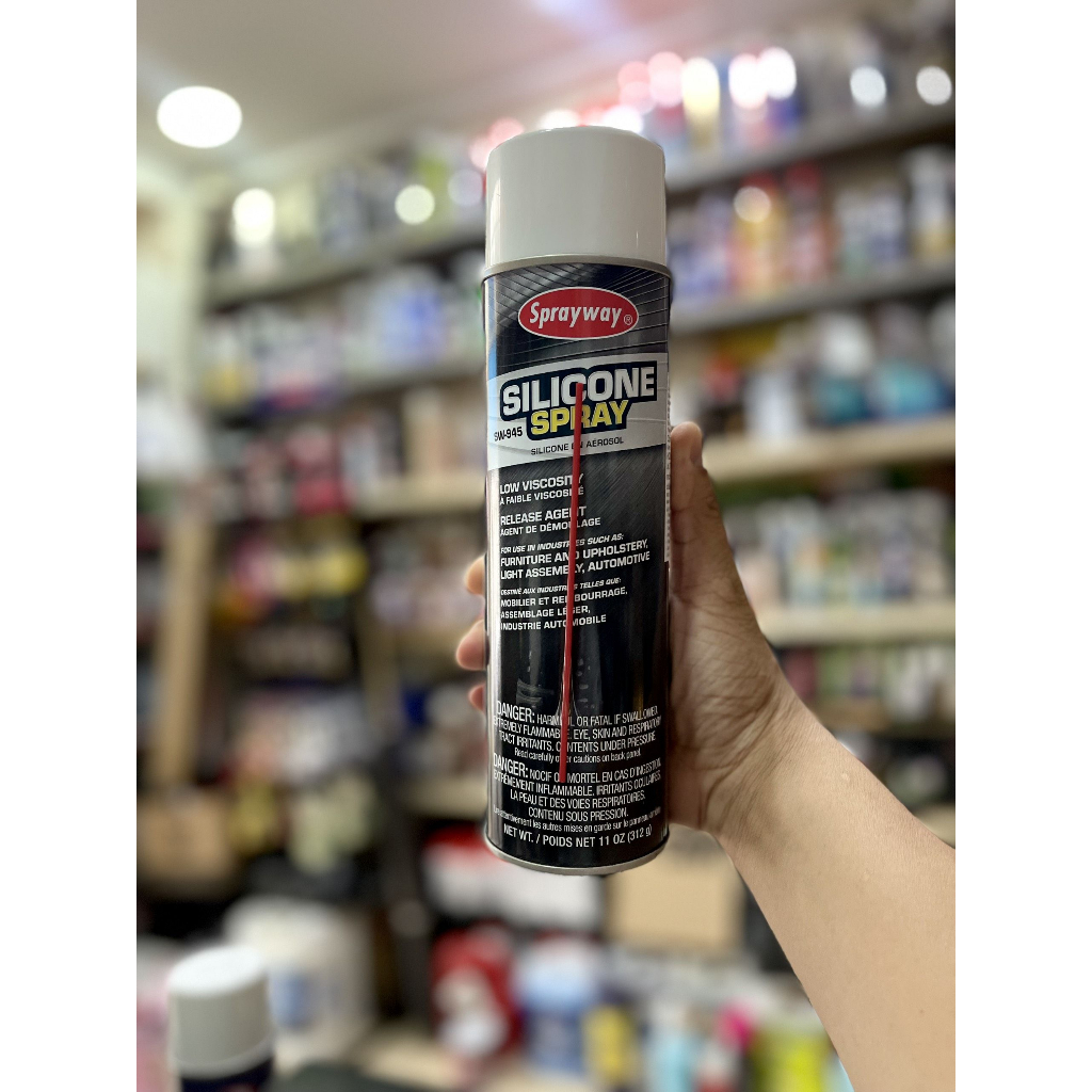 CHAI XỊT BÔI TRƠN CHỈ MAY DẠNG KHÔ, BẢO VỆ BỀ MẶT, CHỐNG BÁM DÍNH KHUÔN SPRAYWAY SILICONE SPRAY ...