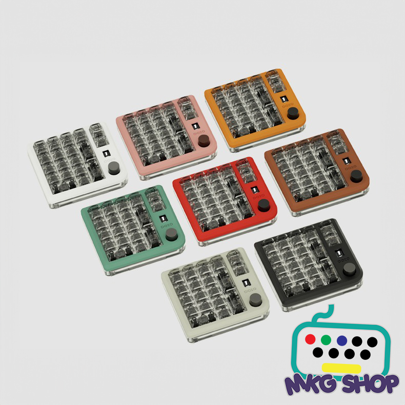 Bàn phím mini Doio 19 | Núm xoay | VIA keymap | Hot swap | Shopee Việt Nam