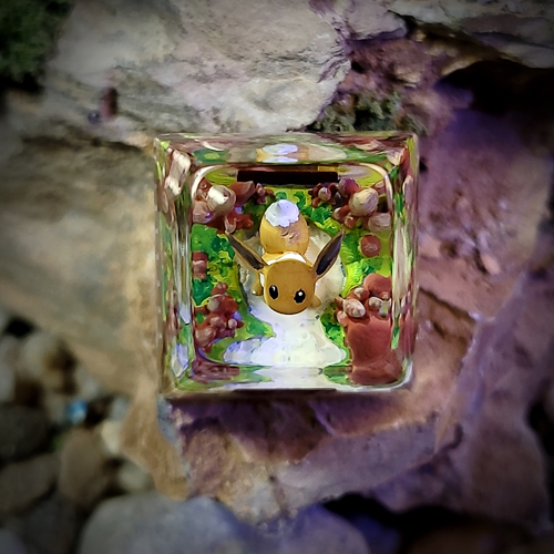 eevee pokemon keycaps , nút bàn phím cơ pokemon , pokemon keycaps ...