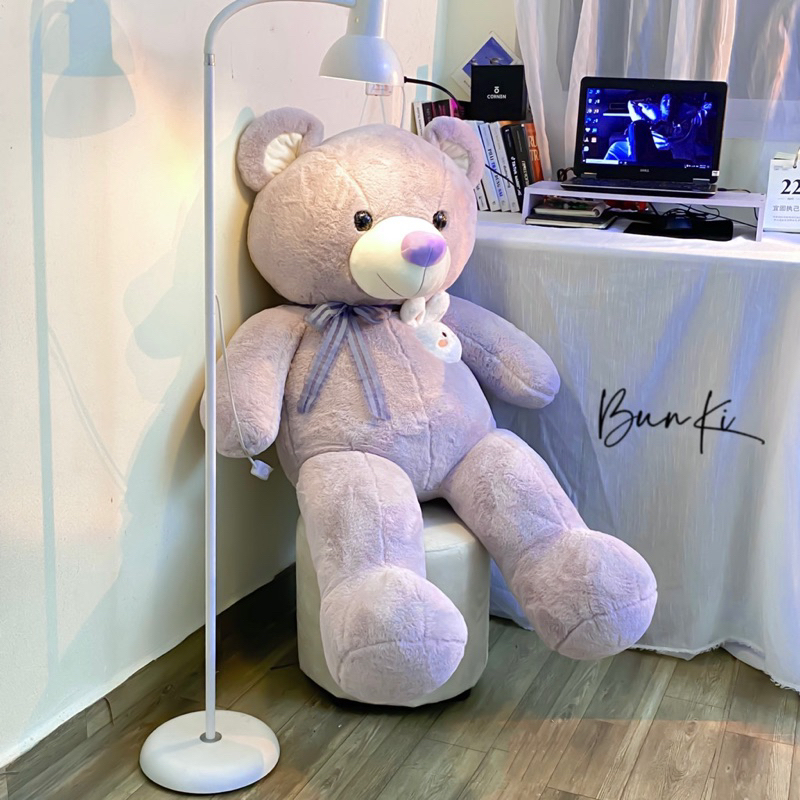 GẤU BÔNG TEDDY VIOLET BUNNY 1M2 CAO CẤP BUNKI | Shopee Việt Nam