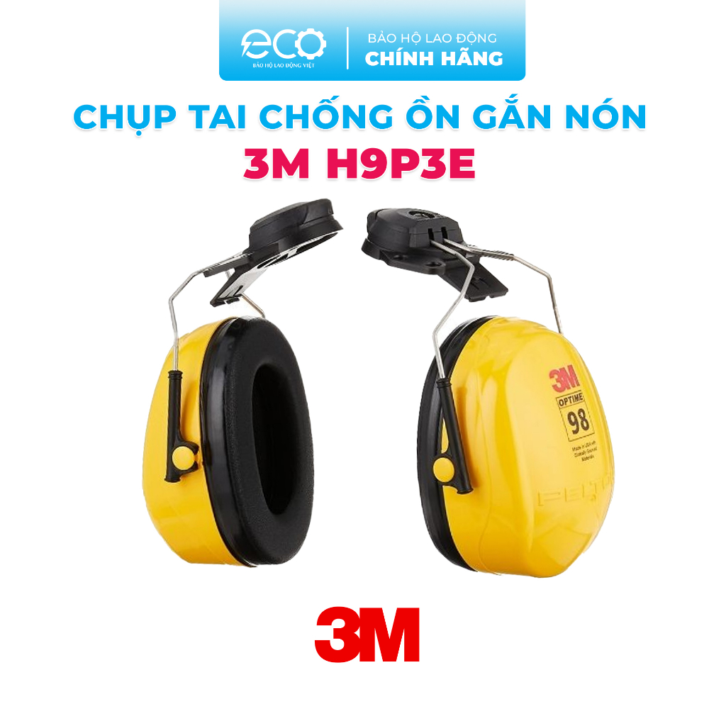 Chụp Tai Chống Ồn 3M H9P3E Gắn Với Nón Bảo Hộ | Shopee Việt Nam