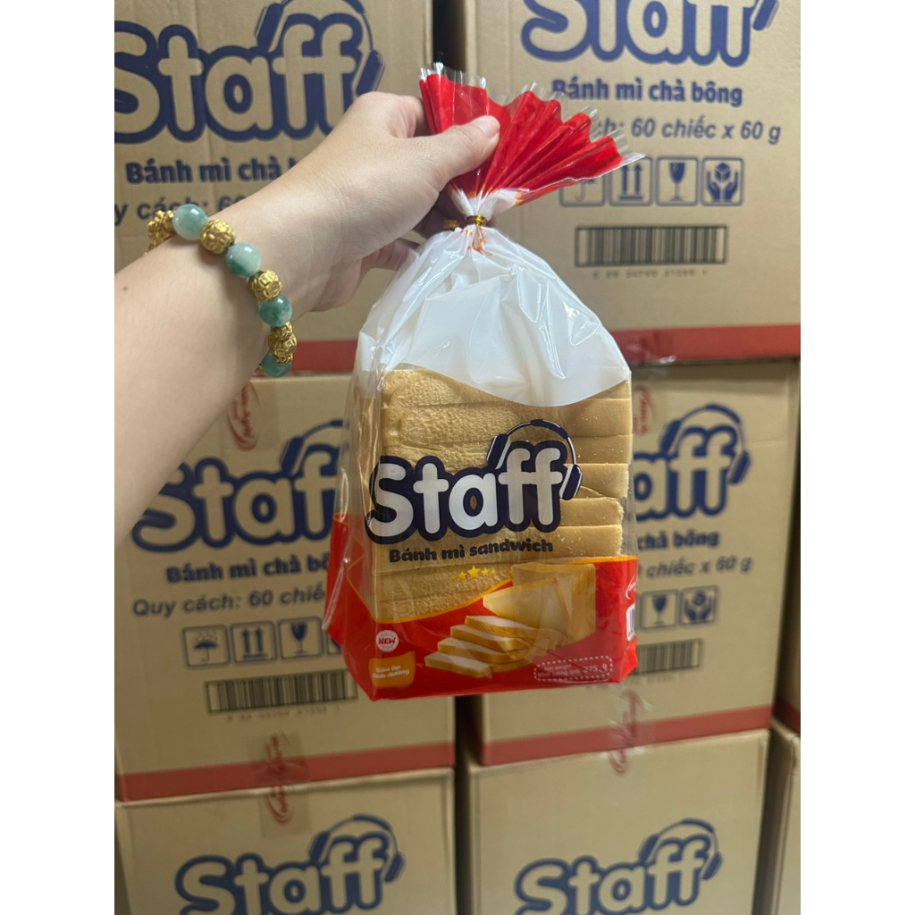 THÙNG BÁNH MÌ SANDWICH STAFF 275G 15 TÚI HSD 8-12 Ngày | Shopee Việt Nam