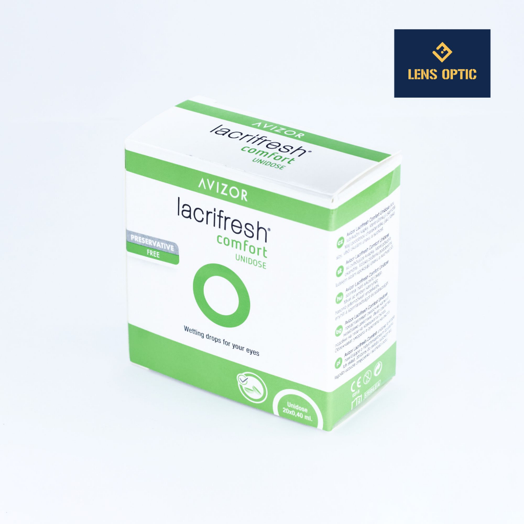 [1 TÉP] Nhỏ mắt Avizor Lacrifresh Comfort dạng tép 0.4ml, nhỏ mắt dành ...