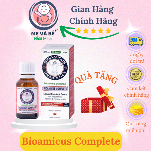 Men Vi Sinh BioAmicus Complete Bổ Sung Lợi Khuẩn, Duy Trì Hệ Miễn Dịch ...