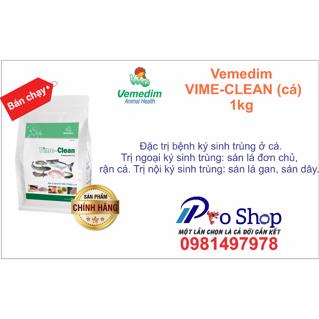 Vemedim VIME-CLEAN (cá) 1KG | Shopee Việt Nam