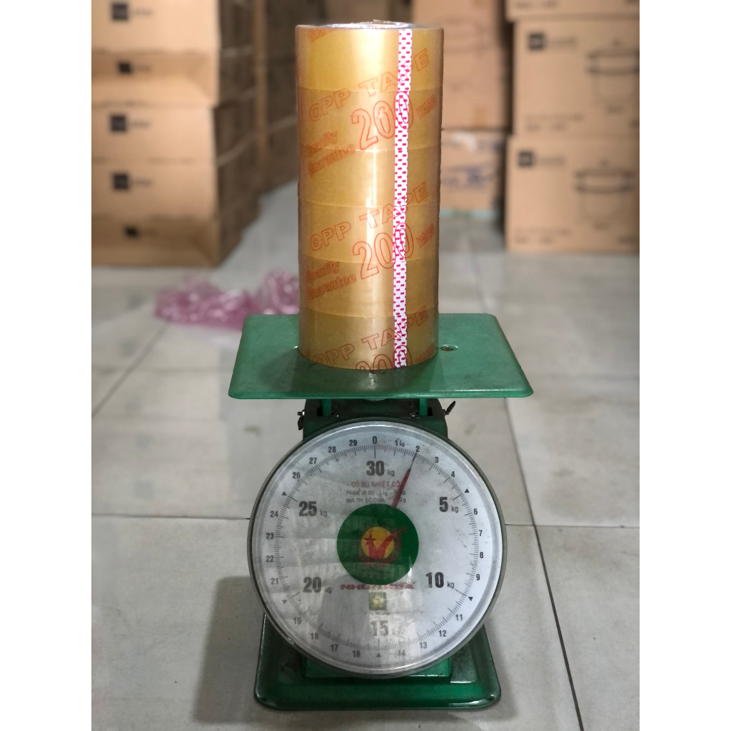 BĂNG KEO TRONG LOẠI 6 CUỘN 200 YARD 2KG SIÊU DÀY | Shopee Việt Nam