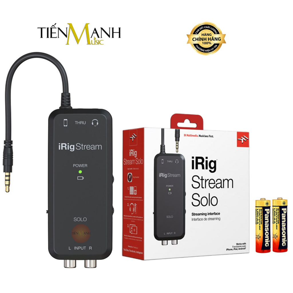 [PK Được, Chính Hãng] Thiết Bị Thu Âm Và Livestream iRig Stream Solo ...