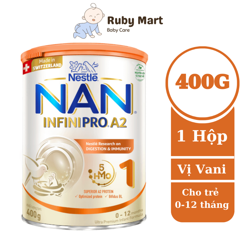 [ Date T11/25 ]Sữa Bột Nestlé NAN INFINIPRO A2 (bước 1) 400g nhập khẩu ...