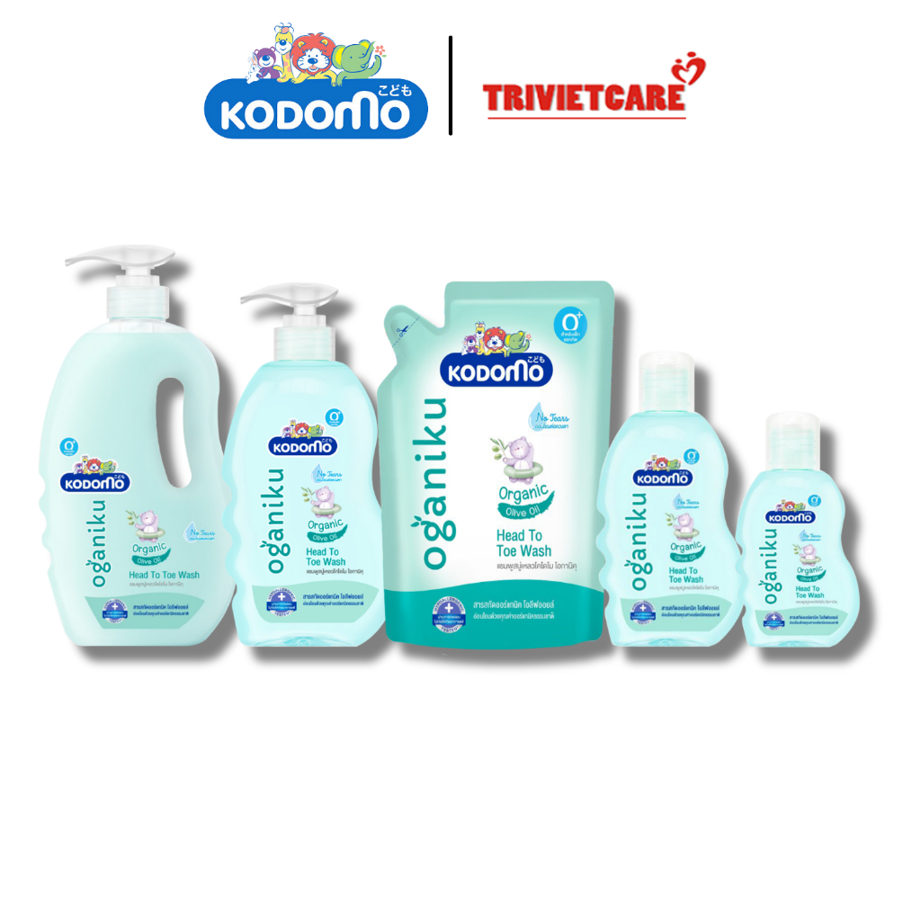 DẦU TẮM GỘI TRẺ EM KODOMO OGANIKU CHIẾT XUẤT OLIU | ĐỘ TUỔI SỬ DỤNG 0+ | Shopee Việt Nam