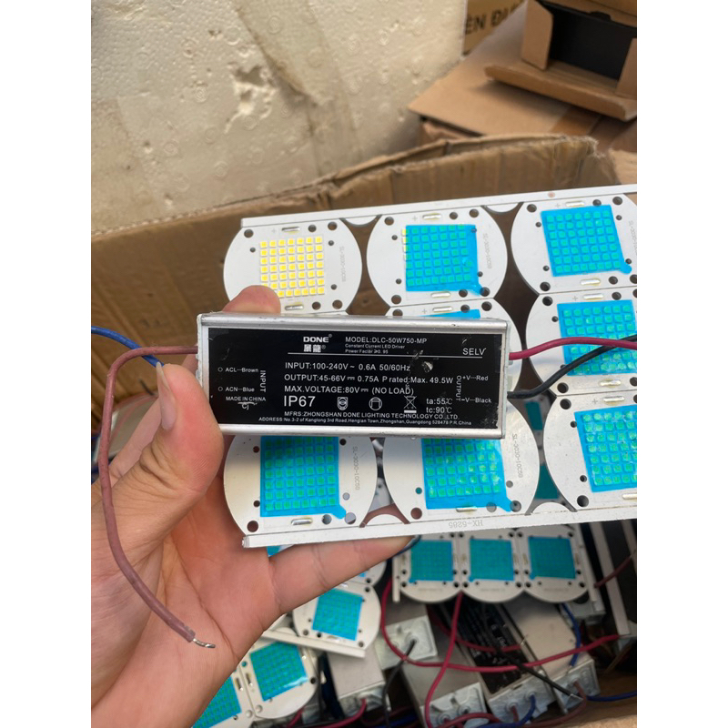 Nguồn DONE và Chip LED 3030 50w tặng keo tản nhiệt gói | Shopee Việt Nam