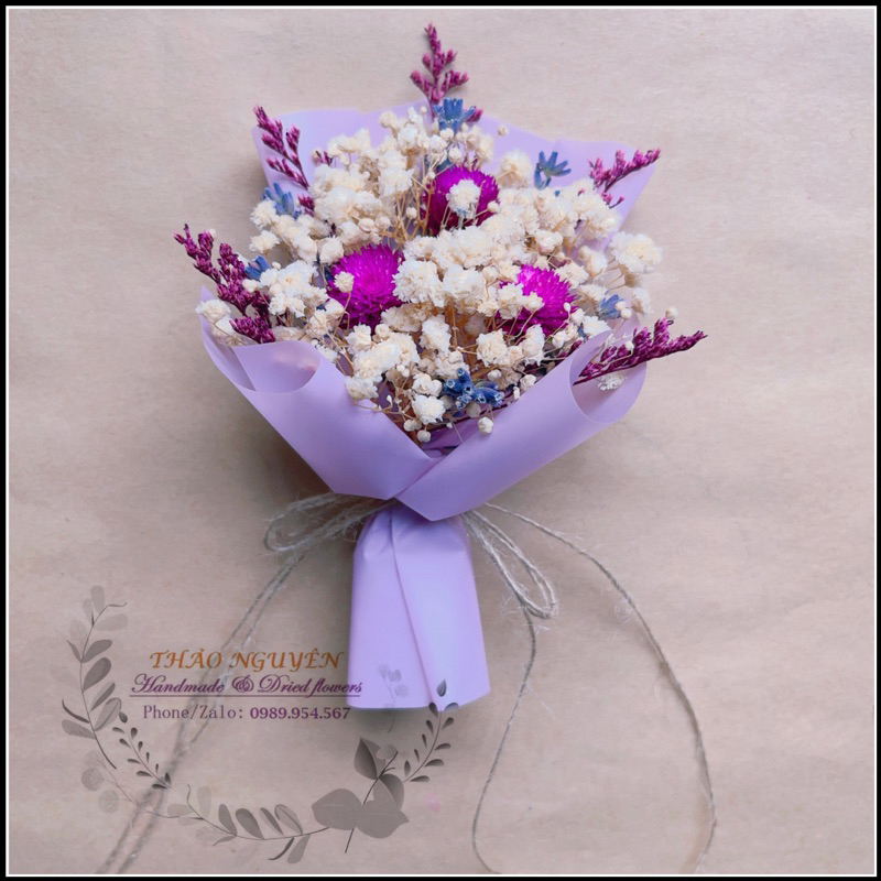 Bó hoa mini baby rose ️ bó hoa mini làm quà tặng, trang trí không gian ...