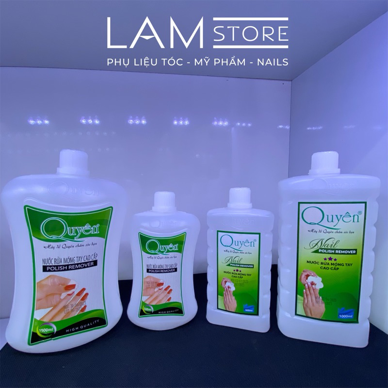 Axeton, nước rửa móng tay Quyên [CHÍNH HÃNG] LAM STORE | Shopee Việt Nam