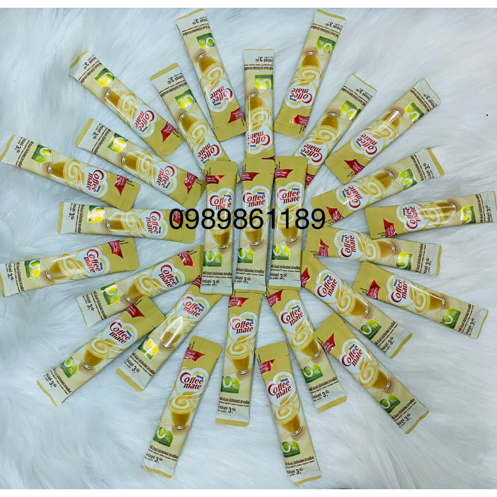 Combo 50 gói nhỏ Bột kem Coffee Mate 3gram - Nestle. Pha trà sữa, cà ...