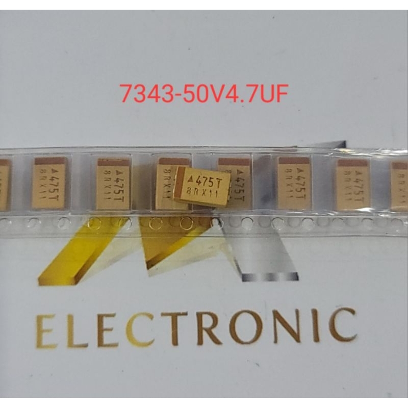 Combo 5 con ) Tụ điện Tantali SMD loại 4.7UF 50V 475T Kích thước 7343 ...