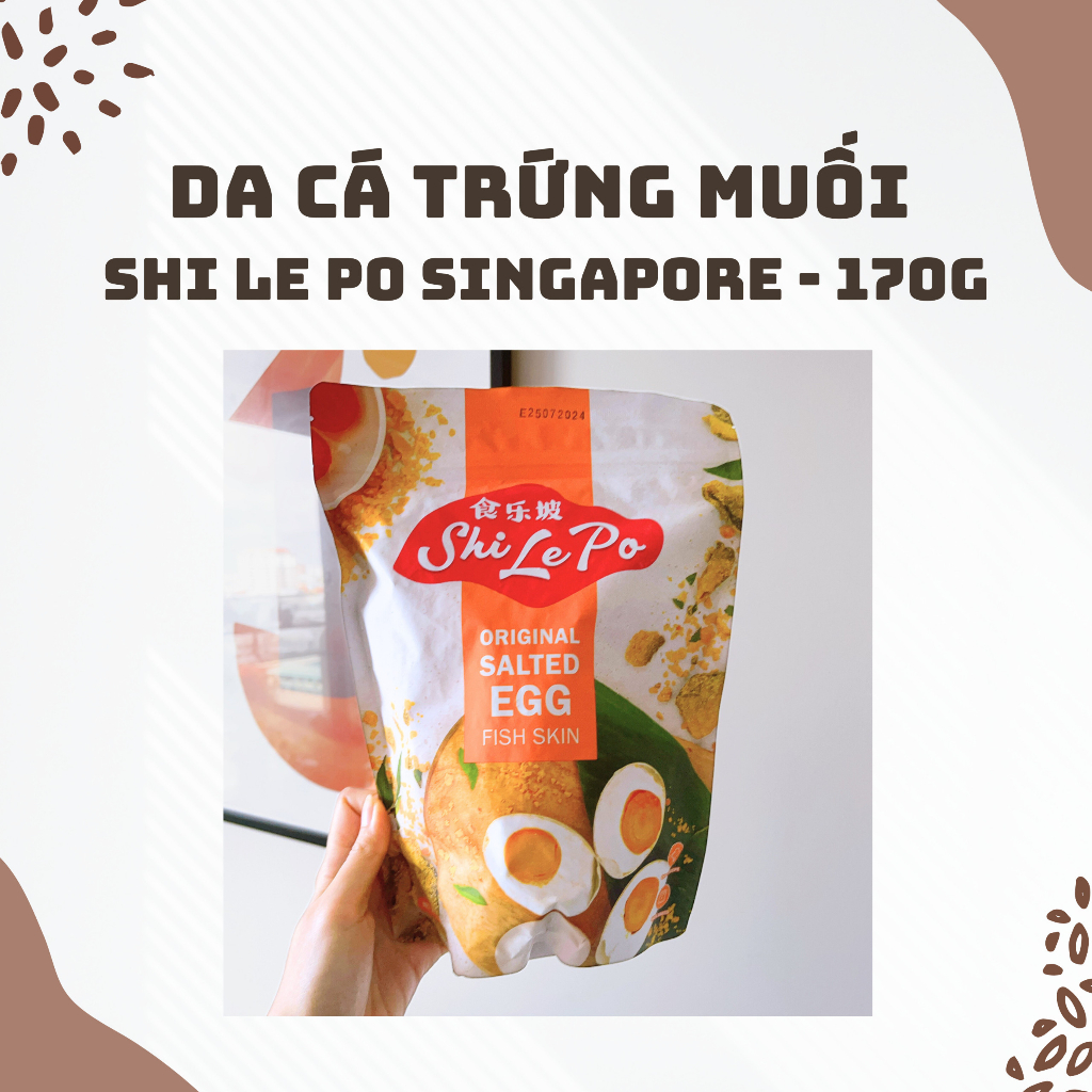 Da cá trứng muối Shi Le Po SINGAPORE - 170g | Shopee Việt Nam