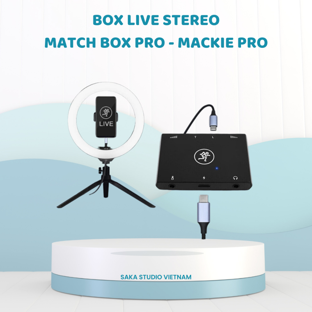 Box livestream stereo MatchBox Pro, Box Mackie Pro - Có hỗ trợ PK 2 ...