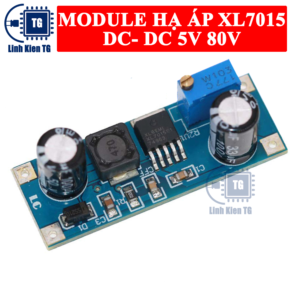 MODULE HẠ ÁP XL7015 DC- DC 5V 80V module chuyển đổi DC DC step down ...