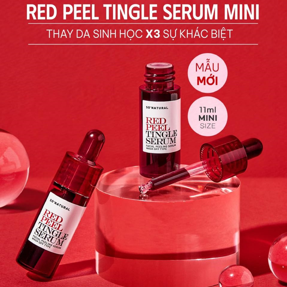 Tinh Chất Tái Tạo Da So Natural Red Peel Tingle Serum 11ml | Shopee Việt Nam