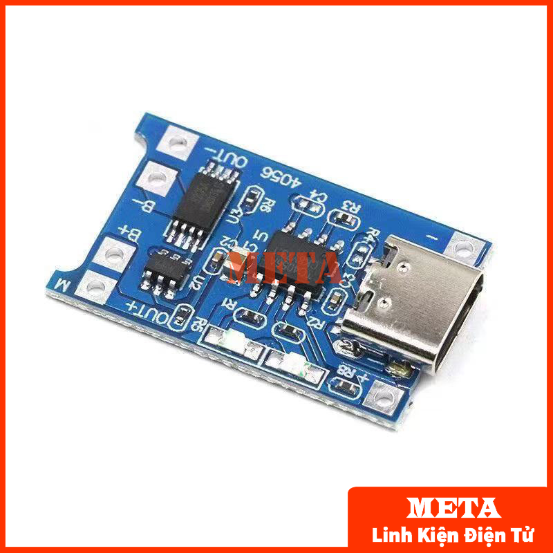 Mạch Sạc Pin TP4056 Cổng TYPE-C USB Có bảo vệ - Mạch Sạc Pin Lithium ...