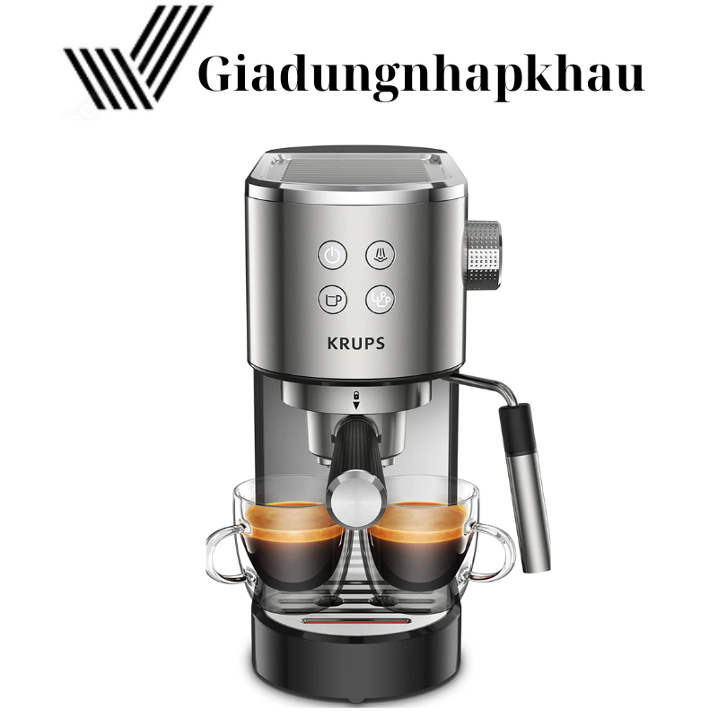 Máy Pha Cafe KRUPS XP442C, Máy Pha Cà Phê Gia Đình, Văn Phòng, Nhập EU ...