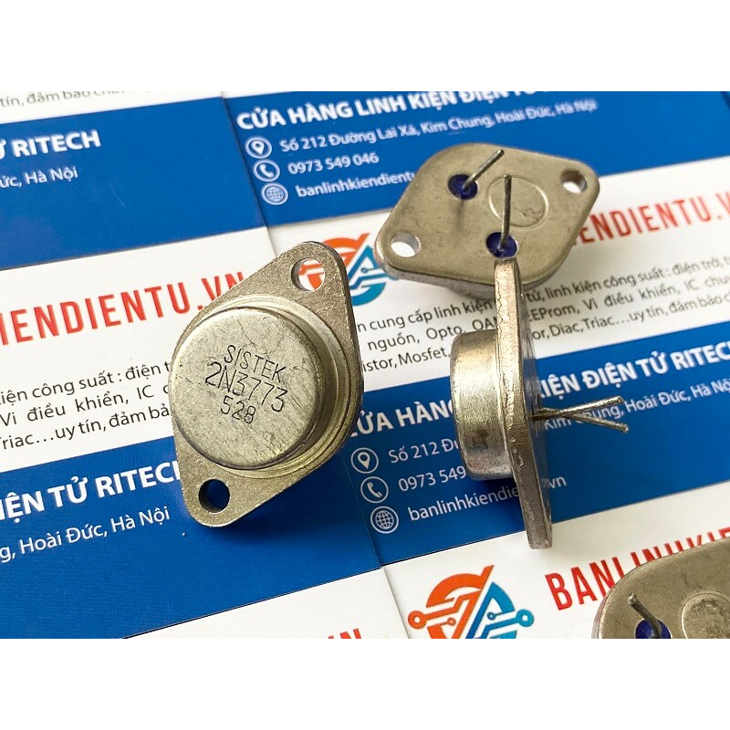 [Combo 2 chiếc] 2N3773 2N3773G Transistor NPN 16A 160V 150W TO-3 (Tháo máy) | Shopee Việt Nam