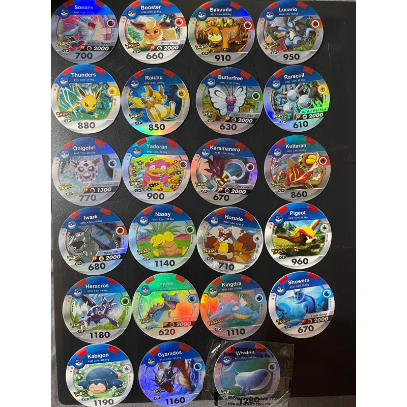 [2] 1 thẻ toonies pokemon gen5 | Shopee Việt Nam