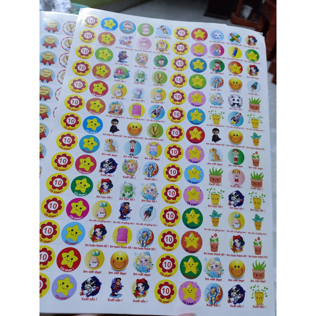 sticker khen thưởng học sinh | Shopee Việt Nam