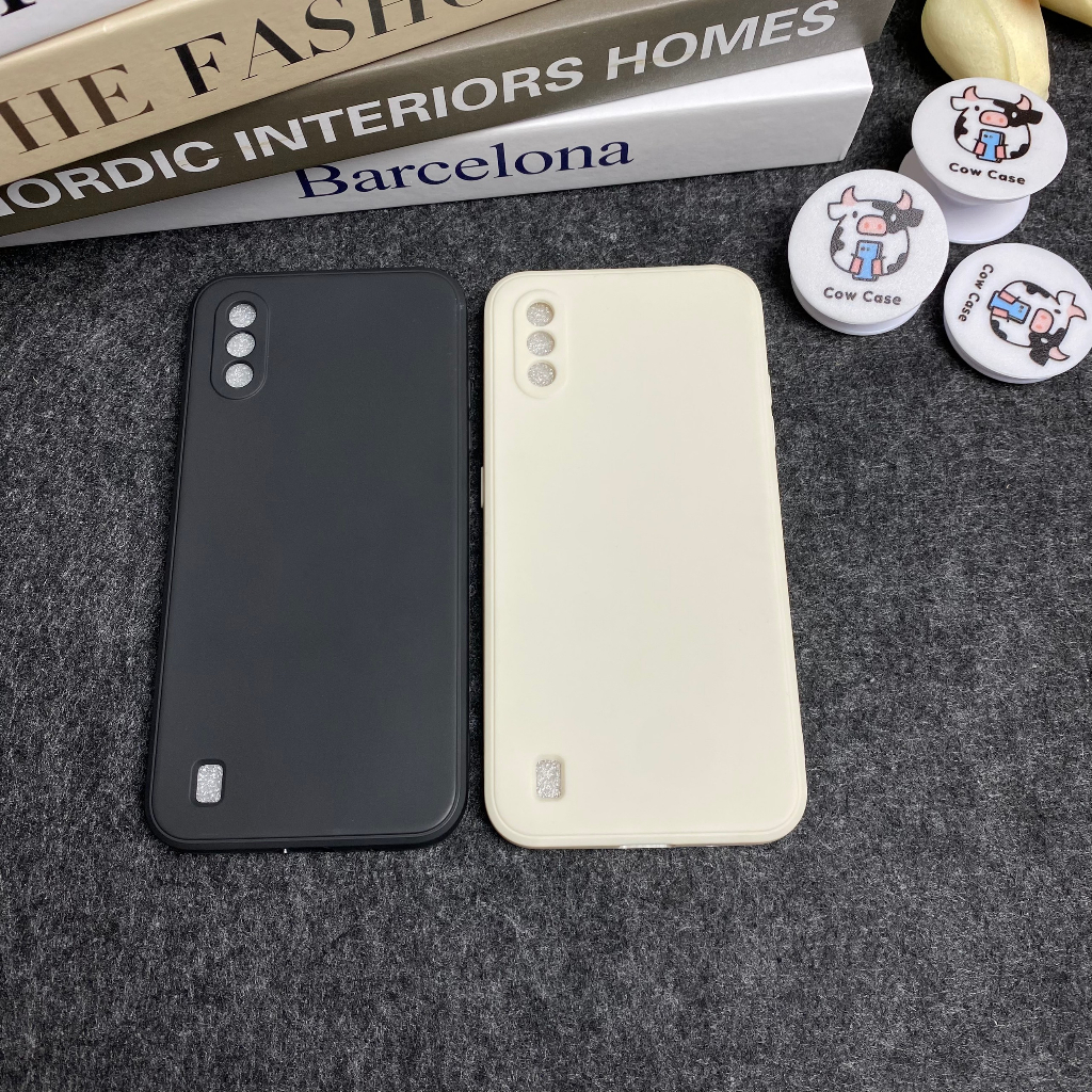 Ốp lưng Samsung A10s, A10, A01 cạnh vuông Cowcase | Vỏ điện thoại SS ...