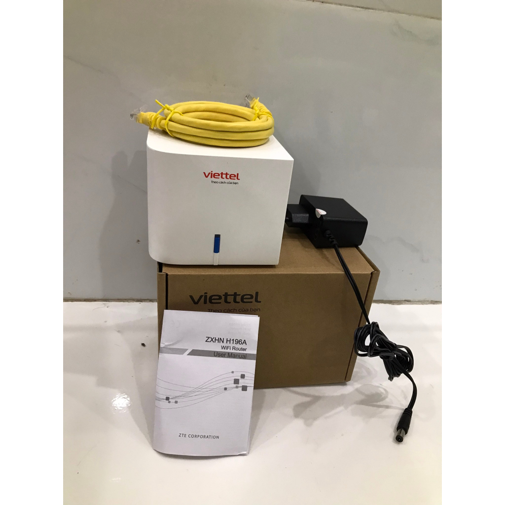Homewifi Viettel - ZTE H196A NEW - 2 băng tần 2.4G và 5G (dùng tất cả ...