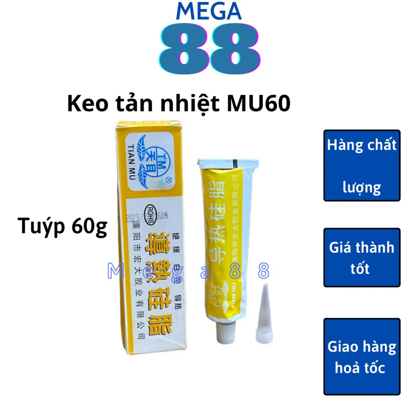 Keo tản nhiệt MU60 tuýp 60g loại tốt | Shopee Việt Nam