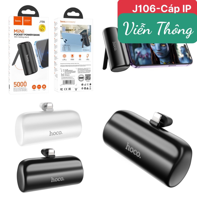 PIN SẠC DỰ PHÒNG HOCO J106 5000mAh FOR LIGTNING | Shopee Việt Nam