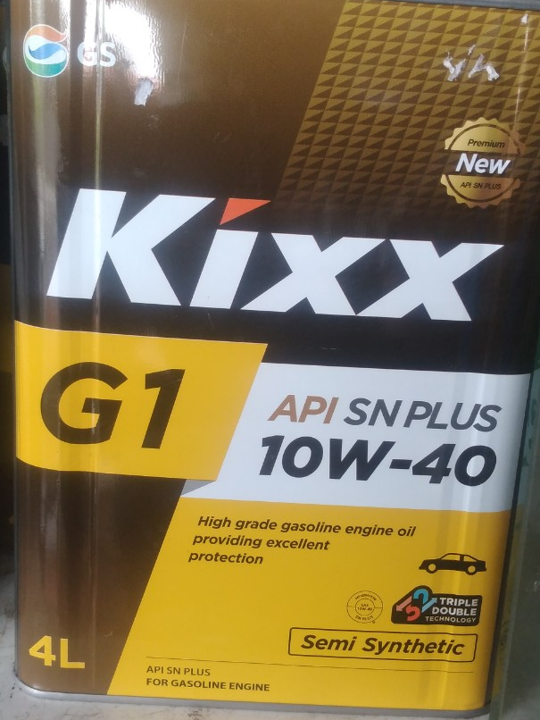 Dầu nhớt bán tổng hợp Kixx G1 10W-40 API SN/CF thùng thiếc 4 lít | Shopee Việt Nam
