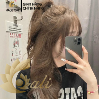 Thuốc nhuộm tóc Nâu Tây Mocha Ánh Lạnh không cần tẩy tóc kèm oxy trợ ...