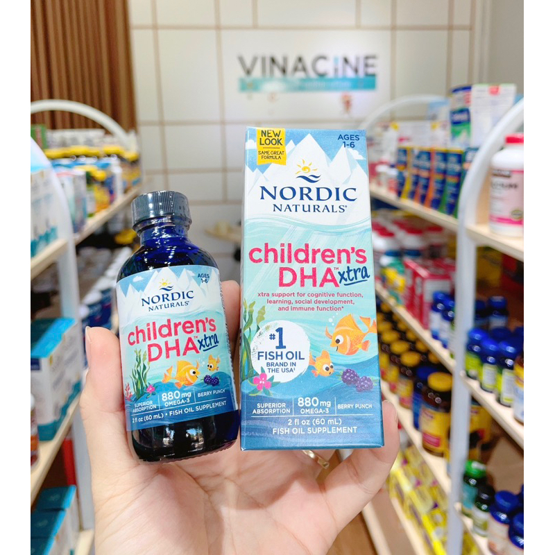 Siro bổ sung DHA hàm lượng cao cho trẻ từ 1-6 tuổi Nordic Naturals ...